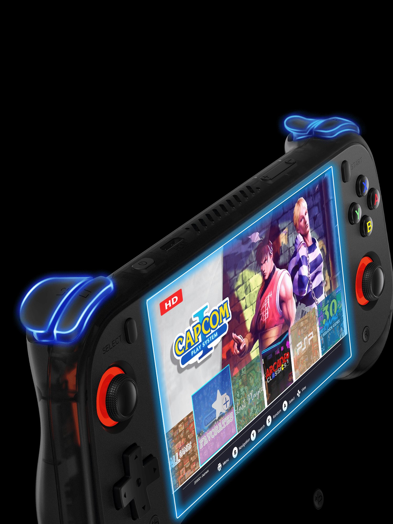 QRD Vortex F5 Retro Handheld Game Console – HD Screen, Hall Effect ...