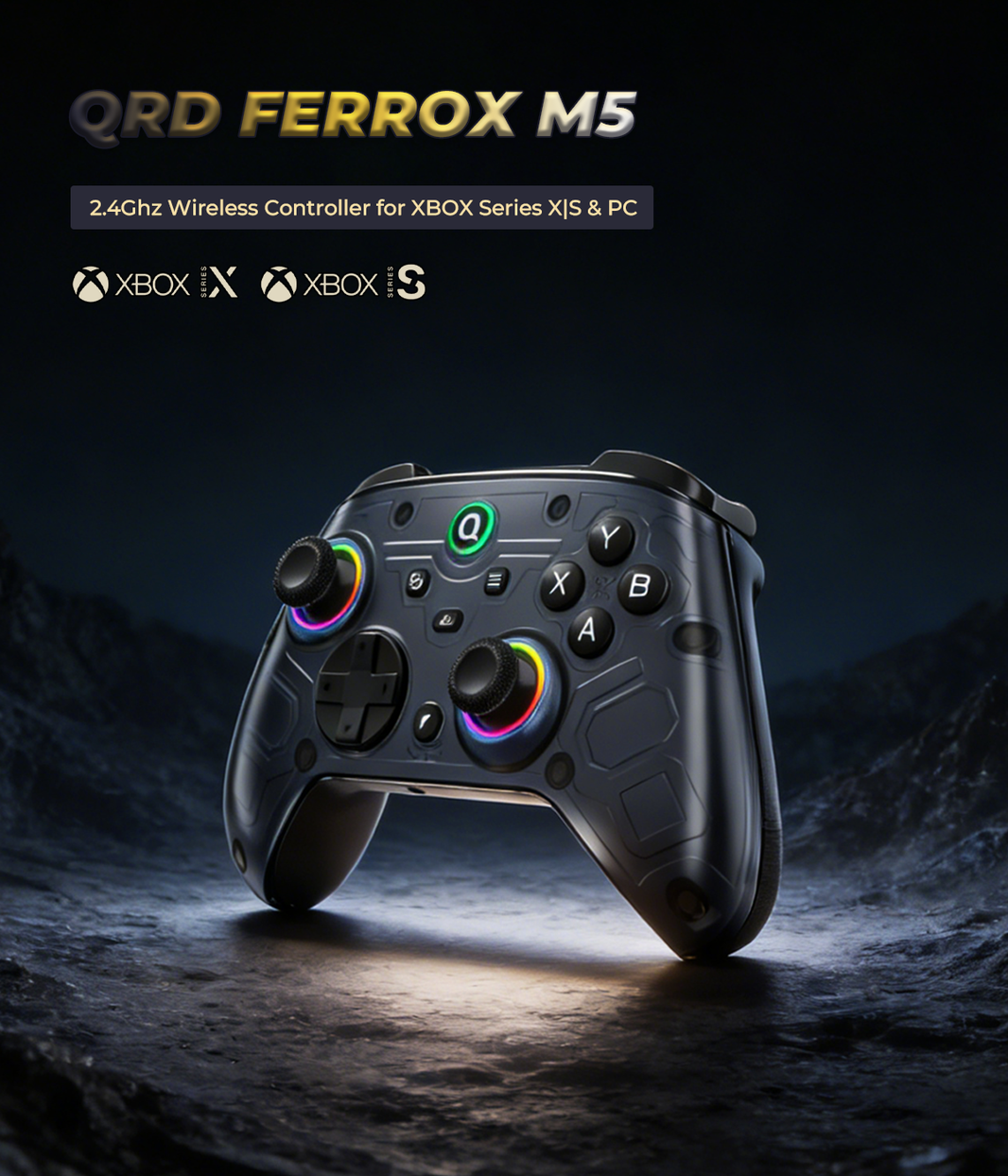 QRD FERROX M5 2.4Ghz Wireless Controller for XBOX Series X/S, PC, Nint ...